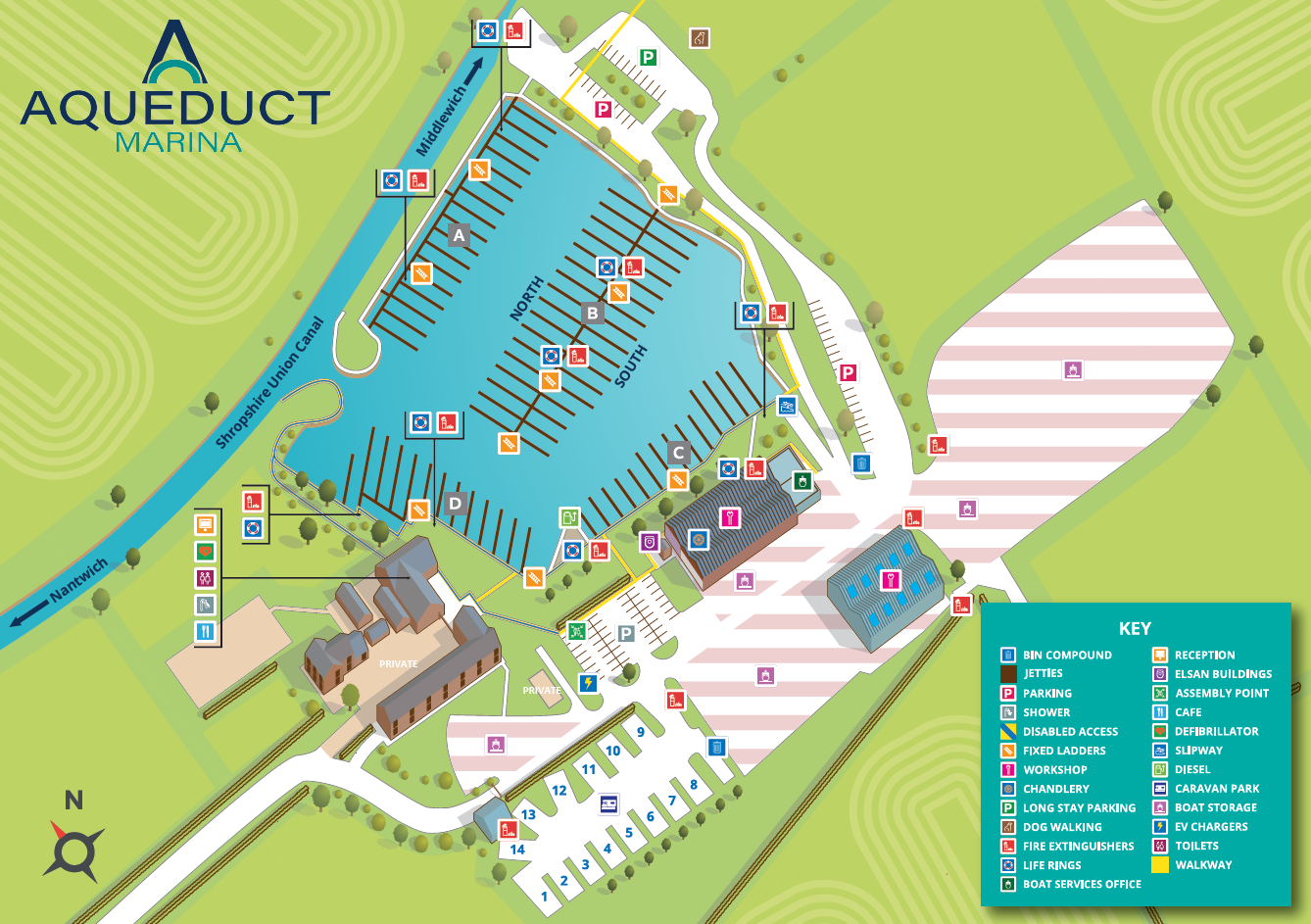 AQUEDUCT MARINA MAP - FINAL – Aqueduct Marina Church Minshull